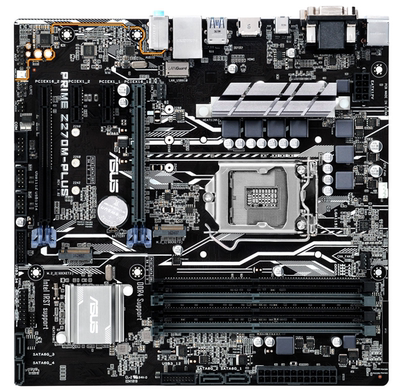 华硕PRIME Z270M-PLUS主板1151支持i5640065006600i767007700k