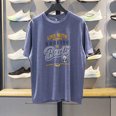 李宁短袖男子纯棉短袖T恤