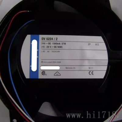 DV6224/2 原装正品德国  24V 37W 172*51MM ABB变频器散热风扇
