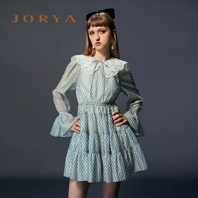 JORYA/卓雅新款长袖连衣裙2022秋季专柜正品O140302B-4280