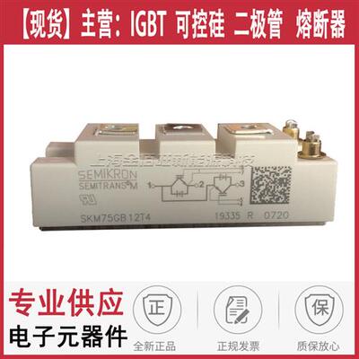 西门康IGBT模块SKM50GB12T4 SKM50GB12V SKM75GB12T4全新原装现货