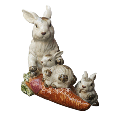 石湾公仔大师印章镇宅家居装饰