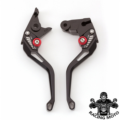 适用Himoto复古巡航电动车黑武士 改装铝合金刹车牛角双碟刹手柄