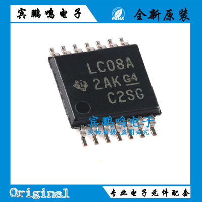 原装正品SN74LVC08APWR 丝印LC08A TSSOP-14 四路2输入正与门芯片