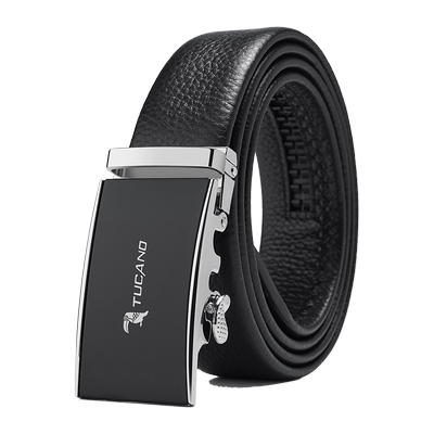 啄木鸟皮带男商务自动扣头层牛皮