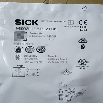 SICK西克接近开关IME08-1B5PSZTOK，马来