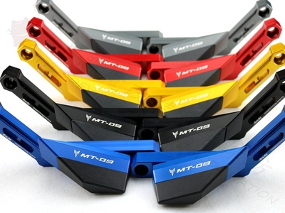 适用于雅马哈 MT09/FZ09 改装引擎护盖 防摔胶 车身防摔块 保护球