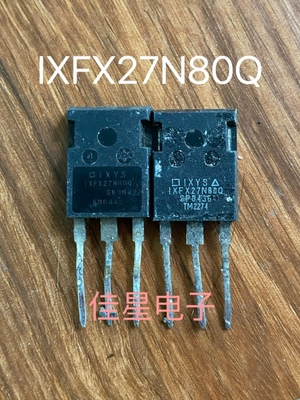 原装进口拆机 IXFX27N80Q 27N80 TO-247 MOS场效应管 27A800V直拍