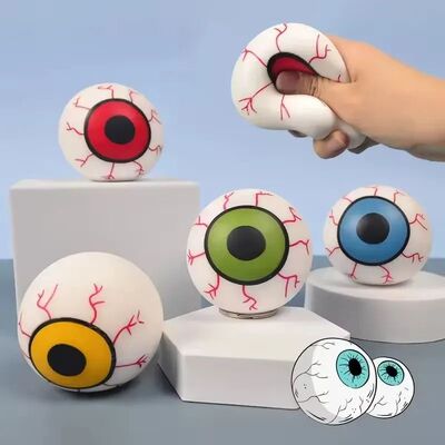 Halloween Horror Eyeball Squishy Toys - Soft Plastic Sss Bal