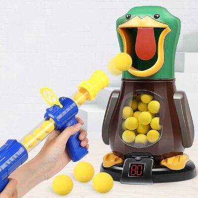 Hungry Shooting Duck Toys 98K Pistol Air-powered Gun Soft Ba