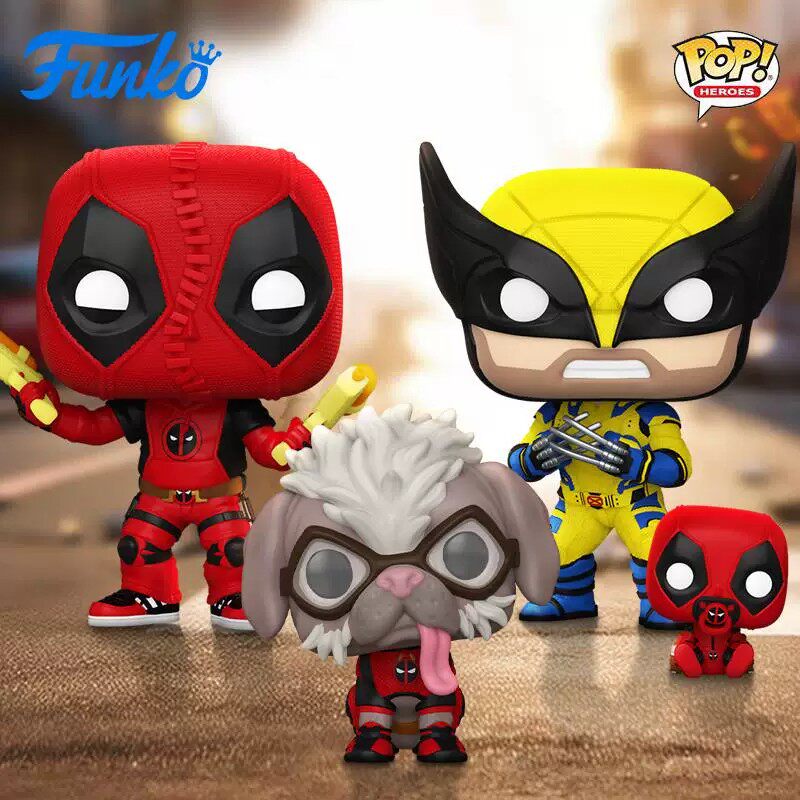 Funko POP死侍金刚狼Deadpool&Wolverine影视周边摇头公仔手办