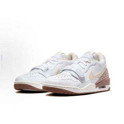 Jordan Legacy 312 舒适低帮 复古篮球鞋 女款 白棕FQ7827-100