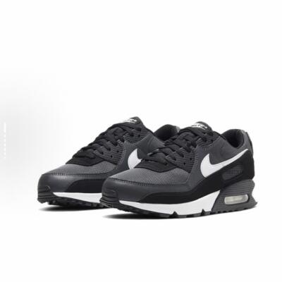 Nike Air Max 90 复古 低帮跑步鞋 男女同款 铁灰黑CN8490-002