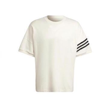 adidas originals WHITE 三叶草 圆领宽松T恤 男款 白色