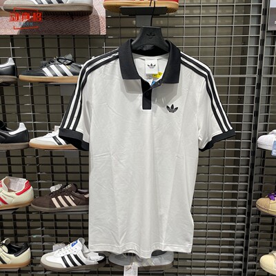 adidas阿迪达斯三叶草男2026秋新款网球运动休闲短袖POLO衫LG4965