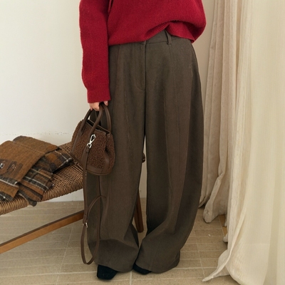 此外加绒加厚慵懒风休闲裤女
