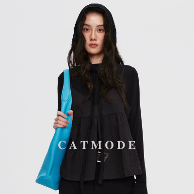 透视纱料吊带两件套遮肉显瘦