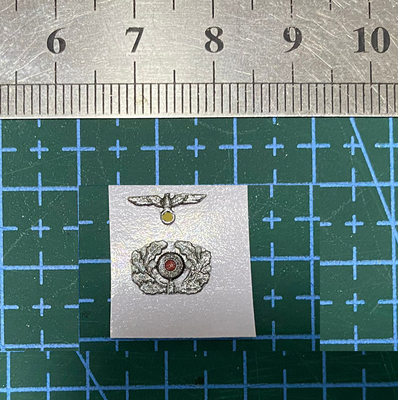 1/6兵人玩偶配件-WWII时期迷你空军作战立体勋章奖章背胶可粘贴