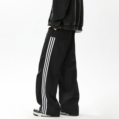 2024秋季新款大码美式防水织带冲锋裤