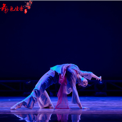 飘逸古典舞剧目服雪纺