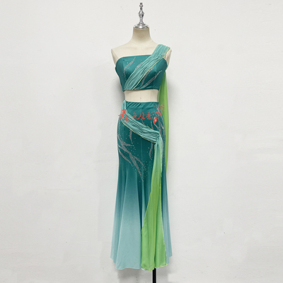 新款傣族舞演出服女舞蹈服