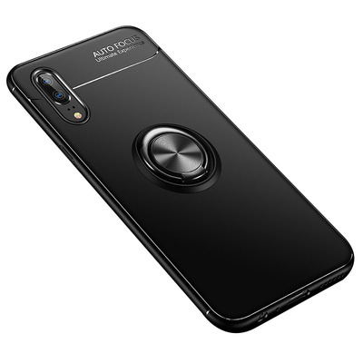 适用华为P20磨砂带支架保护壳