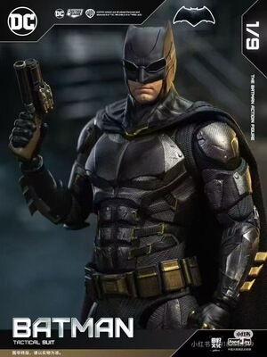 包邮正品保障专柜同款正版泛乐Dc人偶系列重装战术蝙蝠侠可动手办