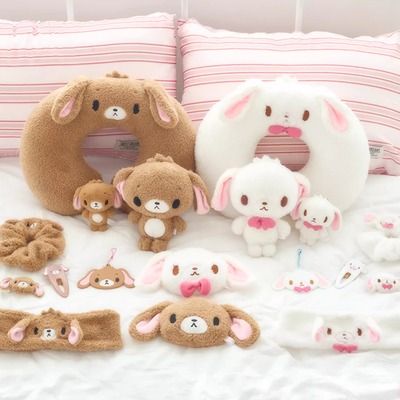 韩国正版甜点兔毛绒挂件玩偶