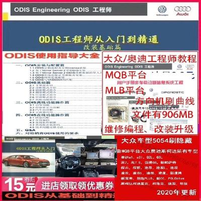 5054 6154专检 ODIS工程师使用教程方向机曲线刷隐藏送固件参数据