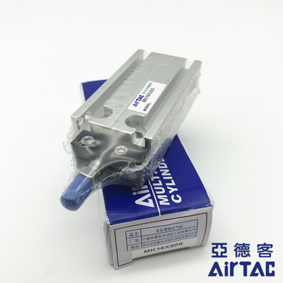 亚德客气动原装多位置固定气缸MK16X5/10/20/30/40-S杆不回转气缸