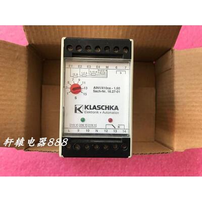 原装德国KLASCHKA控制器AIN1/410CA-1.60 D-75242议价$