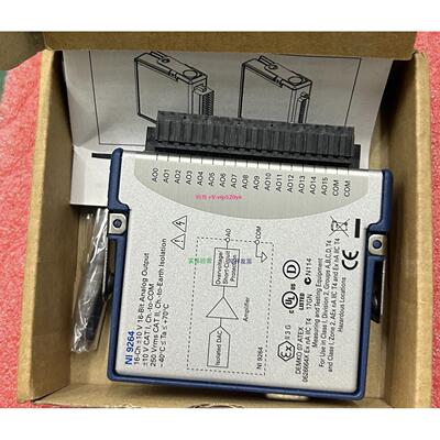 配件议价产品NI 9264 同步电压输出模块785190-01弹簧端D，议价