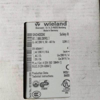 配件wieland安全继电器SNV4063KL-A R11议价议价