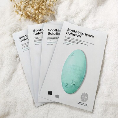 YAO丸面膜单片绿色舒缓补水