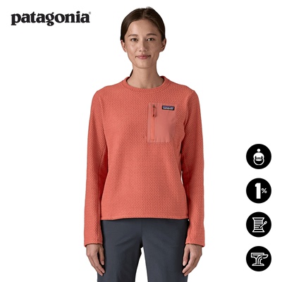 patagonia女士抓绒套头衫