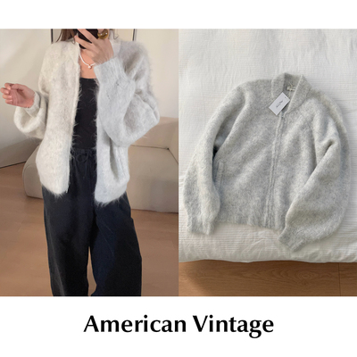 CETTCE 现货 American Vintage 羊驼毛混纺Niby系列开衫外套