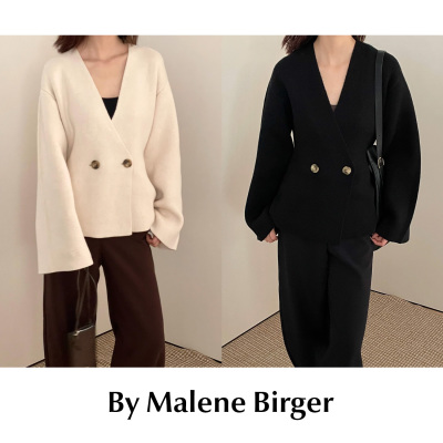 【SALE】CETTCE 现货 By Malene Birger 落肩收腰针织开衫Tinley