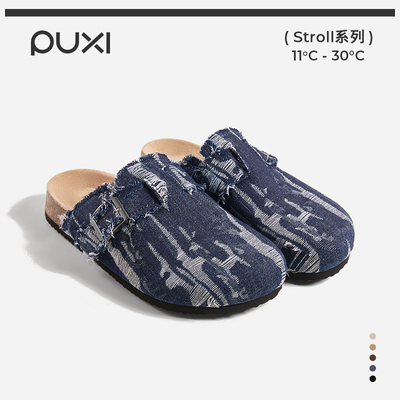 朴西勃肯鞋女包头半拖鞋