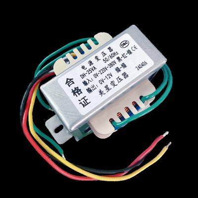 电源变压器 DH-25VA 0-220V-380V/12V 机床送料控制柜用 EI66×28