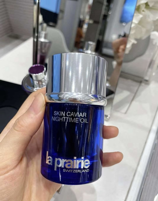 瑞士La Prairie莱珀妮蓝鱼子夜间紧致精华油20ml改善细纹保湿
