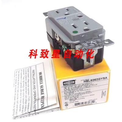 工业配件HBL8262GYSA DUPLEX RECEPTACLE 15A 125V 60HZ AC 2P 3W