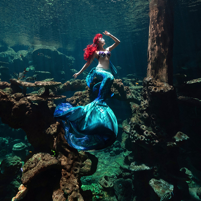 鱼尾仿真脚蹼高清大尾