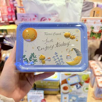 现货  日本Karelcapek山田诗子JustEnjoyToday无咖啡因茶包罐