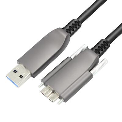 光纤USB3.0转microB工业相机高柔拖链耐弯机器人视觉数据线