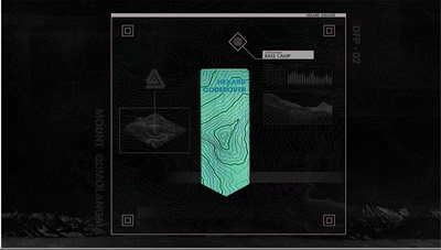 HEXARD DFP-02 店铺联名钛合金彩色金属士气臂章