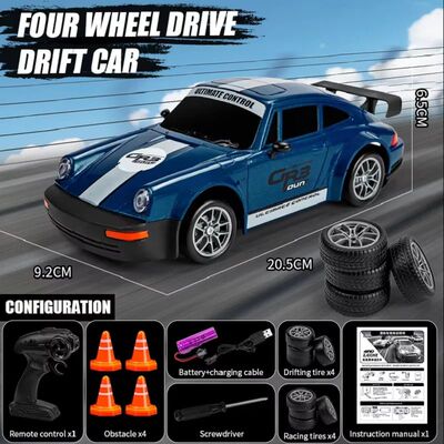 New 4WD Remote Control Drift Car Full Size 1:24 Mini Remote