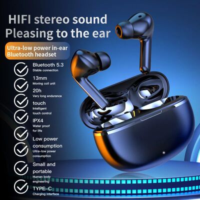 Earphone Bluetooth Wireless Earbuds Low Latency Headphones H