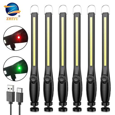 1-10PCS COB LED Flashlight Magnetic Work Light USB Rechargea
