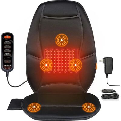 Back Massager or Chair, Vibration Massage Seat Cushion, Heat