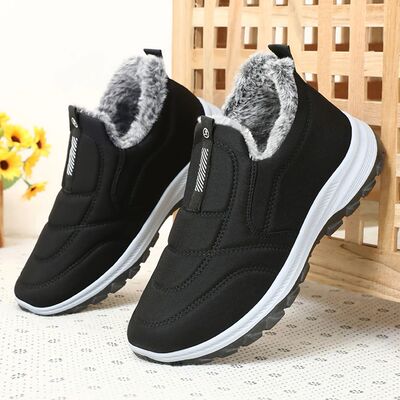 Warm Walking Shoes Lightweight Thermal Ankle Boots Non-slip